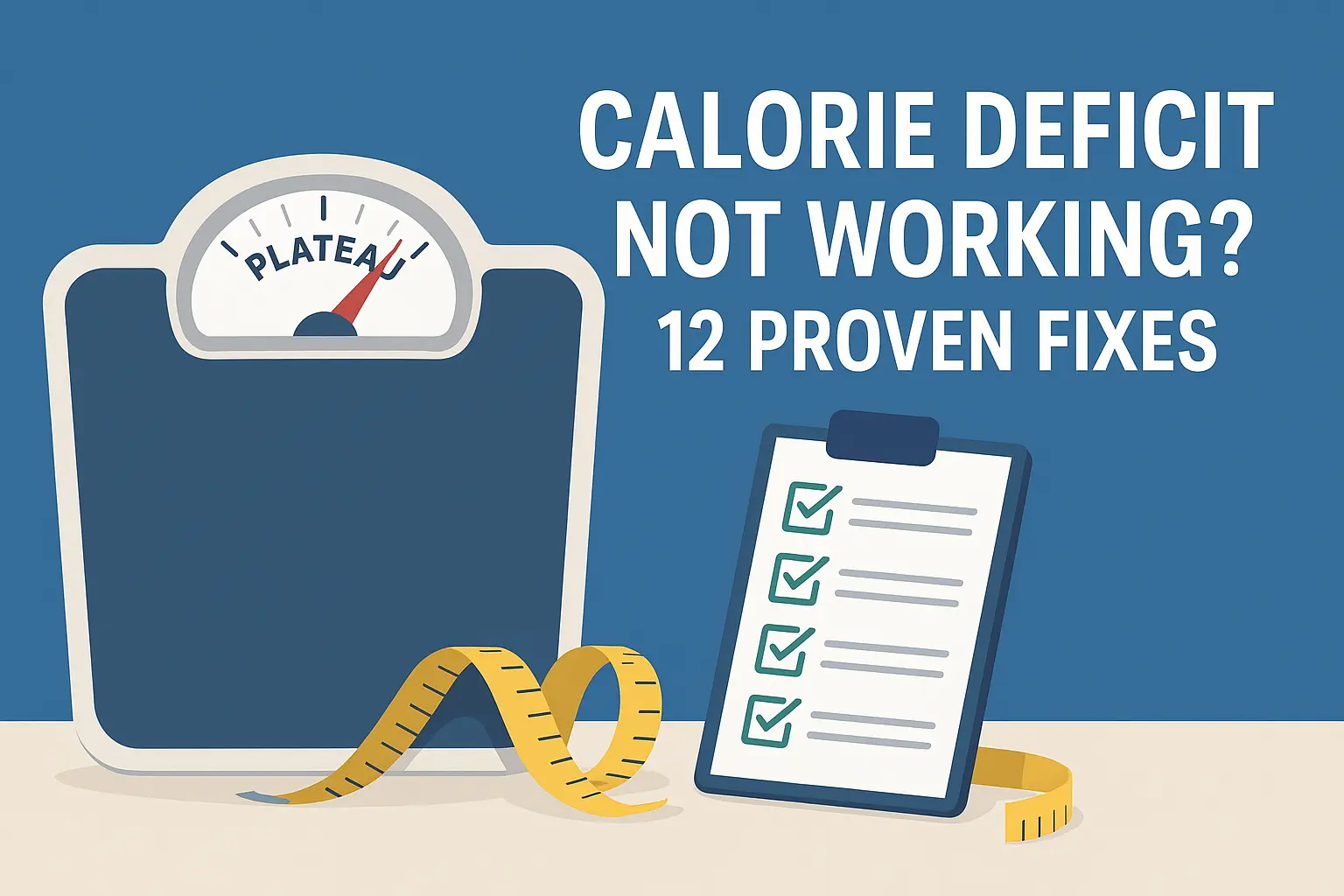 Calorie Deficit Not Working? 12 Proven Fixes